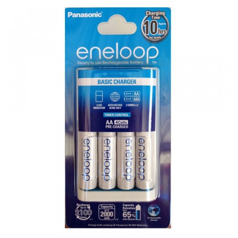 Panasonic Eneloop Basic Charger 4 Baterai AA Harga Terbaik Desember 2025