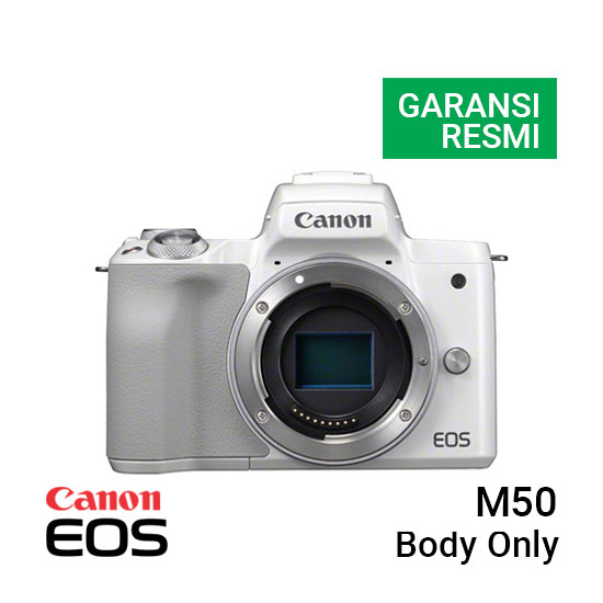Canon EOS M50 Body Only White Mirrorless Camera 2026